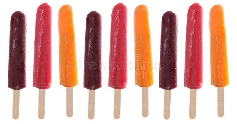 Orange Popsicles stock image. Image of fruit, frozen - 17079411