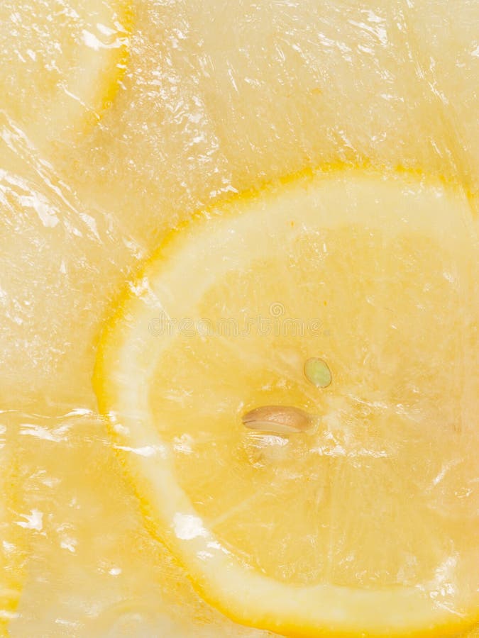 Popsicles with lemon stock image. Image of popsicles - 45721573