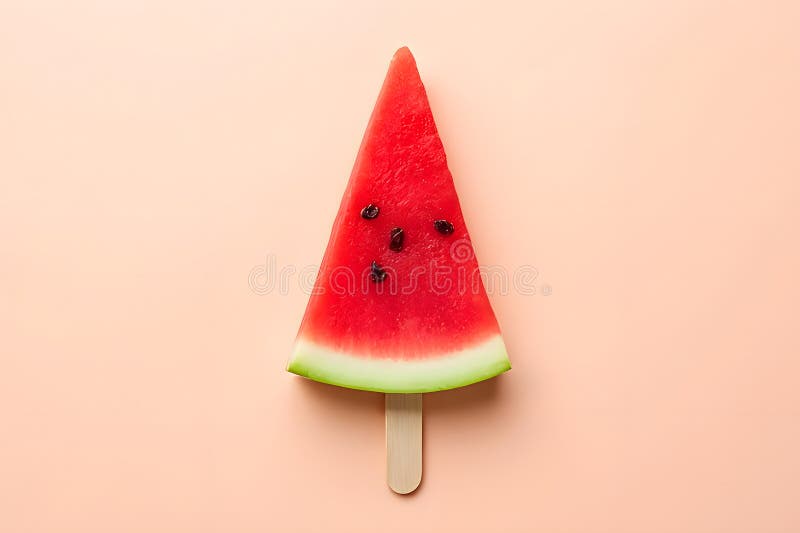 Popsicles Made from Bright Red Watermelon Stock Photo - Image of fruit ...