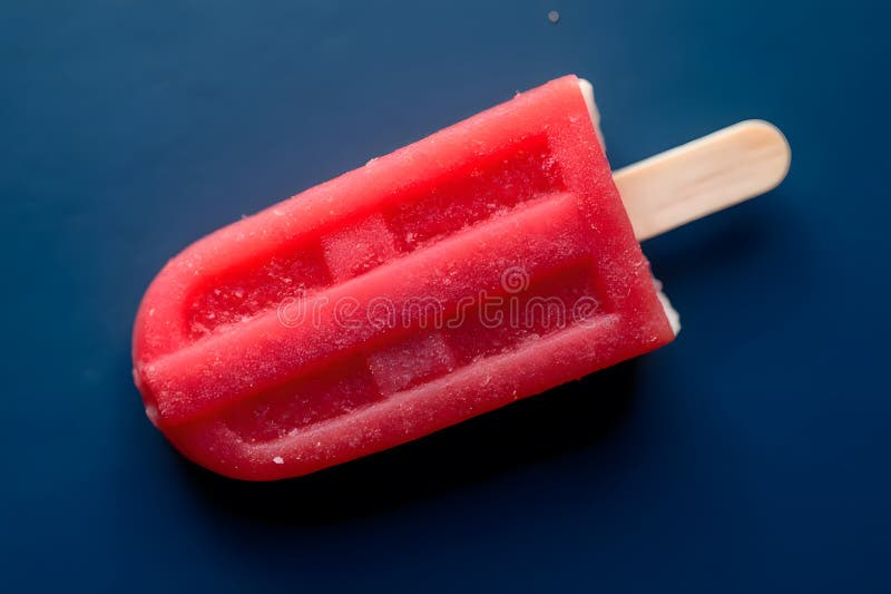 The Popsicles Made from Bright Red Watermelon Stock Photo - Image of ...