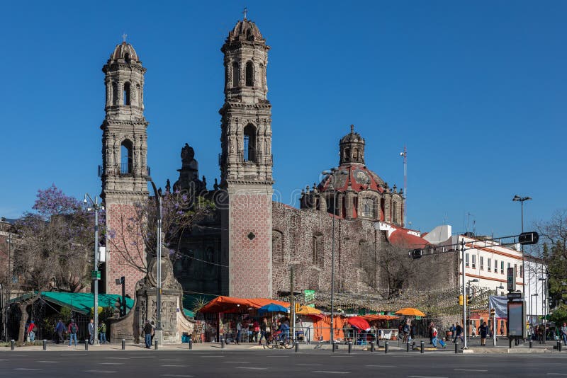 De Hoofdstad Van Mexico Van Torre Latinoamericana Stock Foto - Image of ...