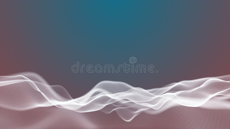 Popular Abstract Motion Background Digital Waving Surface. Seamless ...
