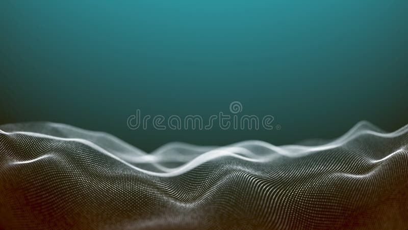 Popular Abstract Motion Background Digital Waving Surface. Seamless ...