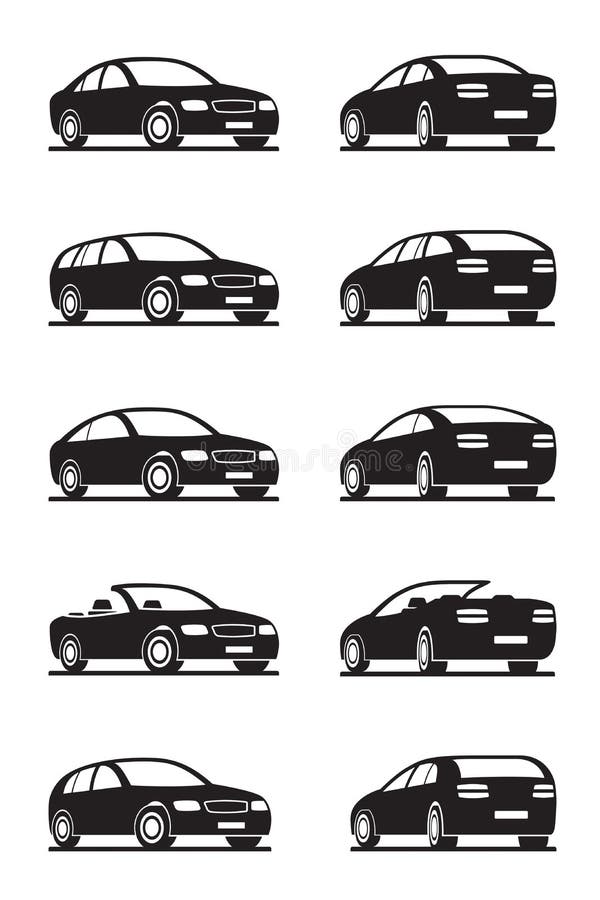 Popular Cars Perspective Stock Illustrations – 12 Popular Cars ...