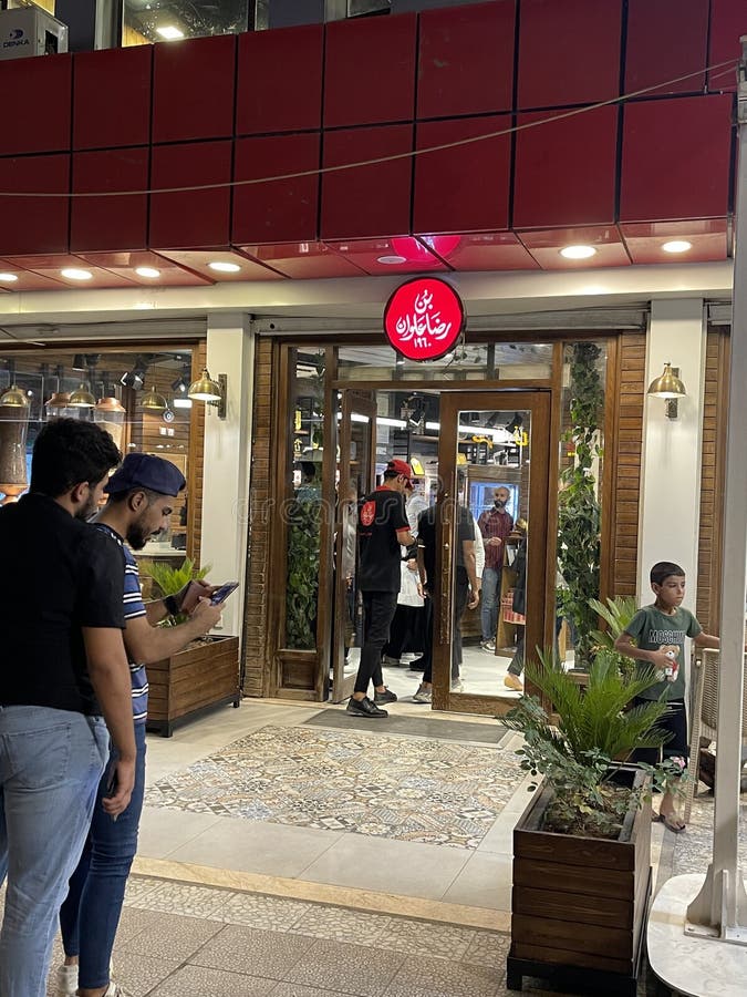 A Popular Coffee Shop in Downtown Baghdad Editorial Photography - Image ...