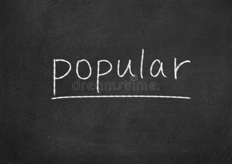Popular stock photo. Image of word, popular, concept - 165606770