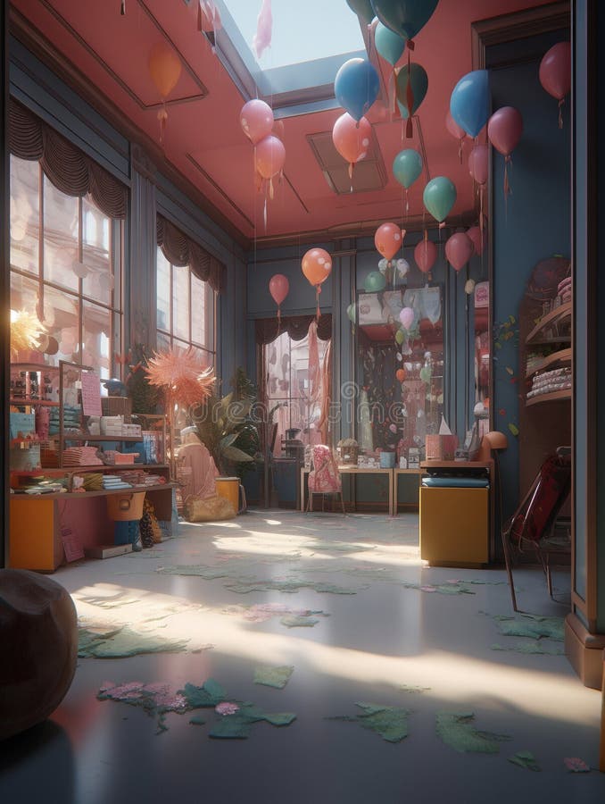 Popular Designer and Model Clothing Store Stock Illustration ...