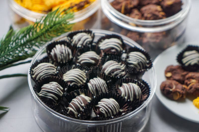 Popular Hari Raya Cookies in Malaysia Stock Image - Image of ready ...