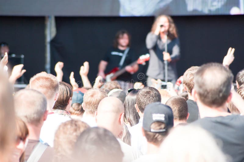 Popular Music Concert stock photo. Image of crowd, concert - 10962984