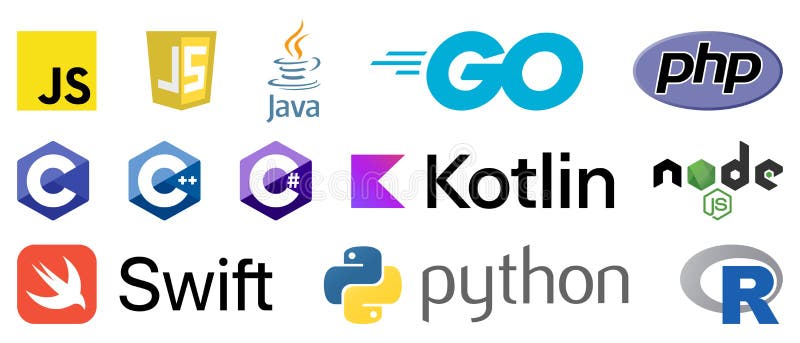 Kotlin Programming Language Development Concept Coding Background Colored Pixelized Text 3d