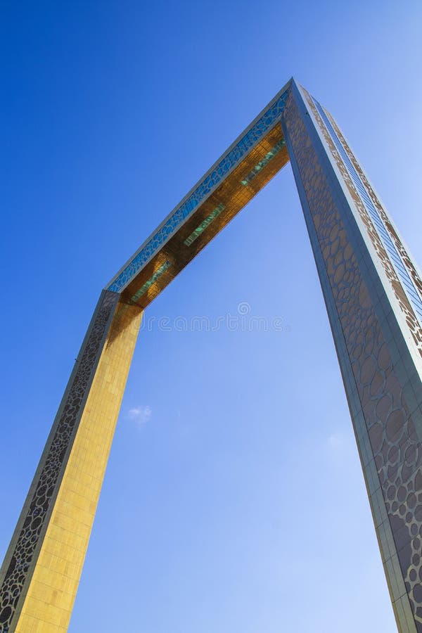 Popular Sightseeing and Attraction Building Known As Dubai Frame. UAE ...
