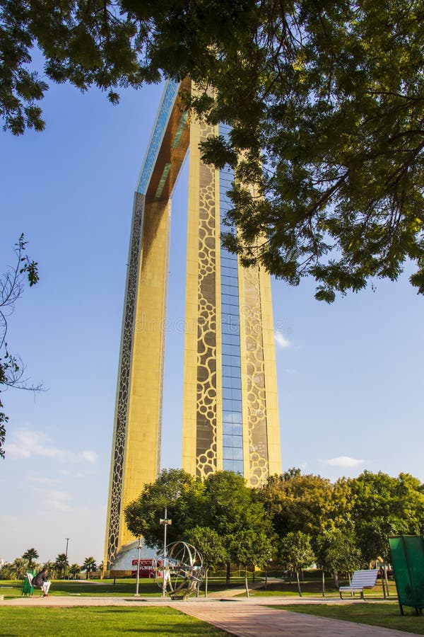 Popular Sightseeing and Attraction Building Known As Dubai Frame. UAE ...