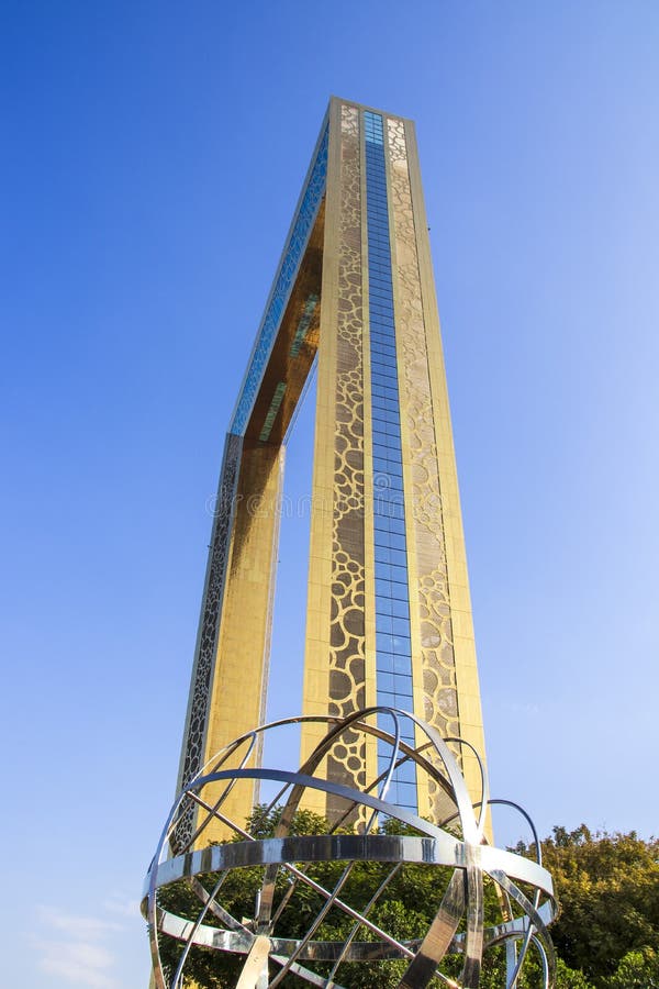 Popular Sightseeing and Attraction Building Known As Dubai Frame. UAE ...