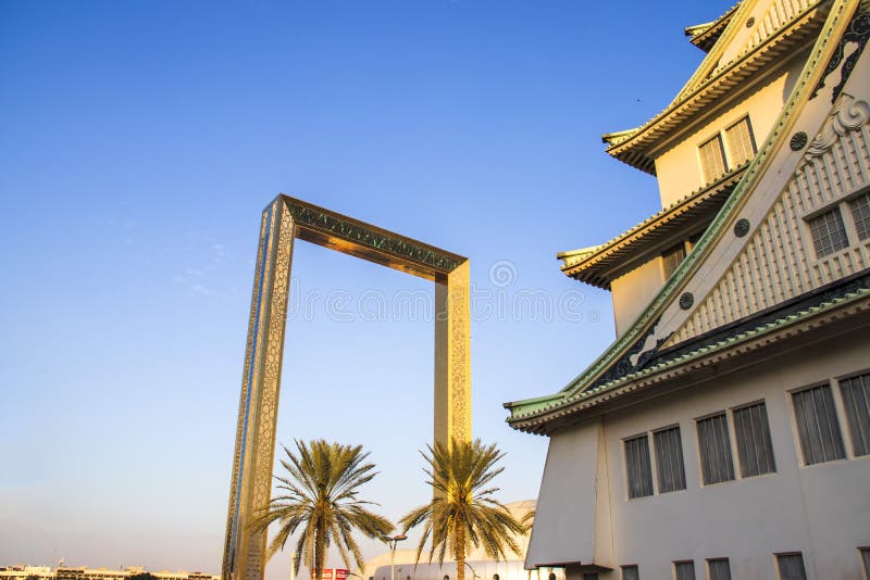 Popular Sightseeing and Attraction Building Known As Dubai Frame. UAE ...