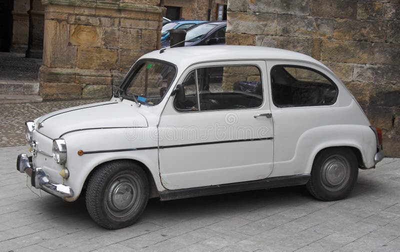Popular Small Family Spanish Car Stock Image - Image of engine, classic ...