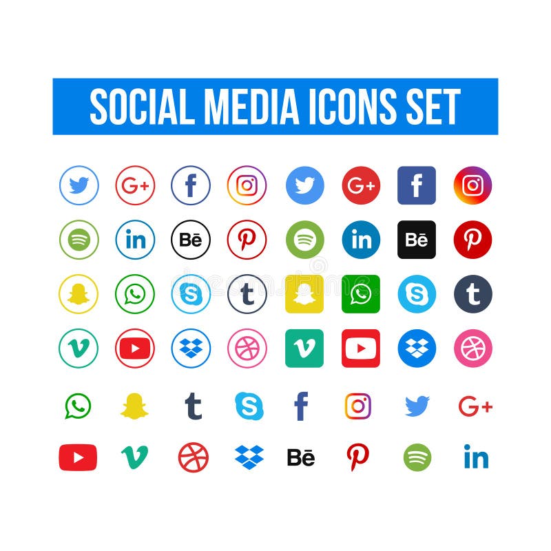 Social Media Names And Logos