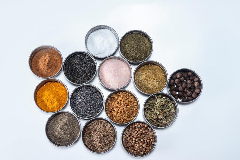 Picture of Basic Spices for Home Cooking Stock Image - Image of cooking ...