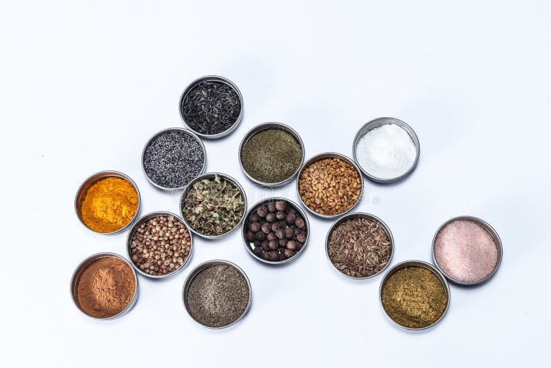 Picture of Basic Spices for Home Cooking Stock Image - Image of highly ...