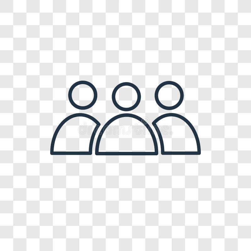 Linear Population Icon from Digital Economy Outline Collection. Thin ...