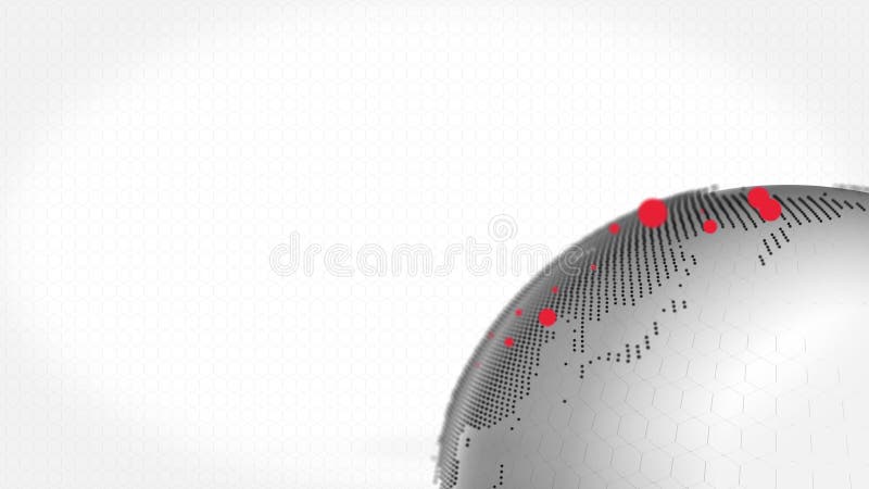 Overpopulation Concept. 4k Animation Showing the Most Populated Regions ...