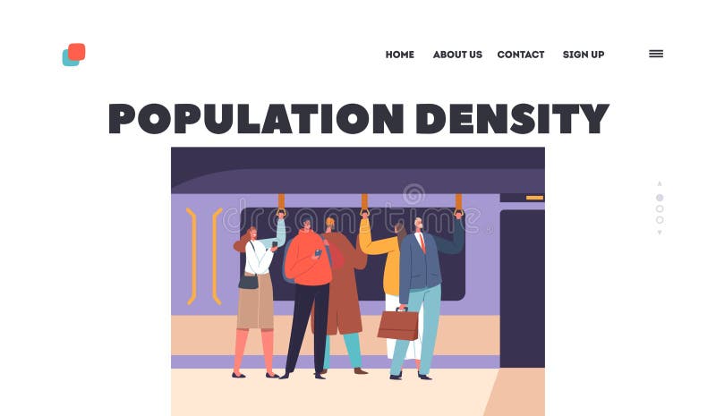Population Density People Cartoon World Population Density Interactive