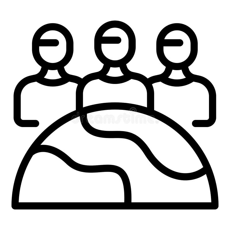 Population Evolution Icon Outline Vector. Social Data Stock Vector ...