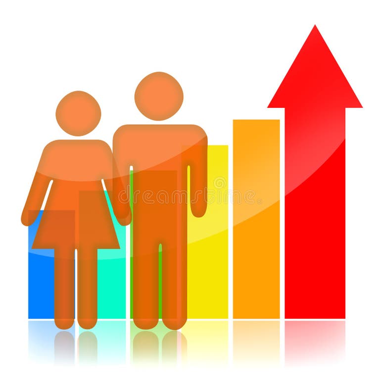 Human Population Growth Stock Illustrations – 5,222 Human Population ...