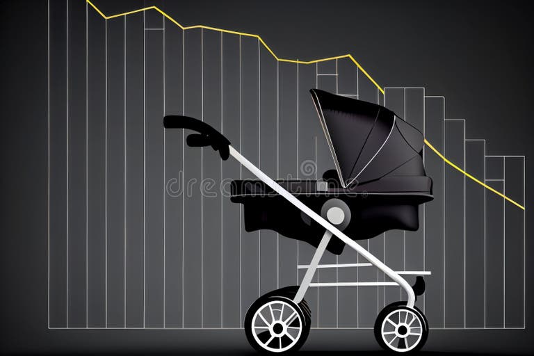 South Korea Fertility Rate Social Problem. Birth Rate is Decreasing and Declining Chart and ...