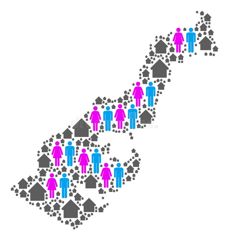 Demographics Monaco Map stock vector. Illustration of habitation ...