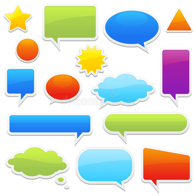 Word Bubbles stock vector. Illustration of bubble, vector - 2032469