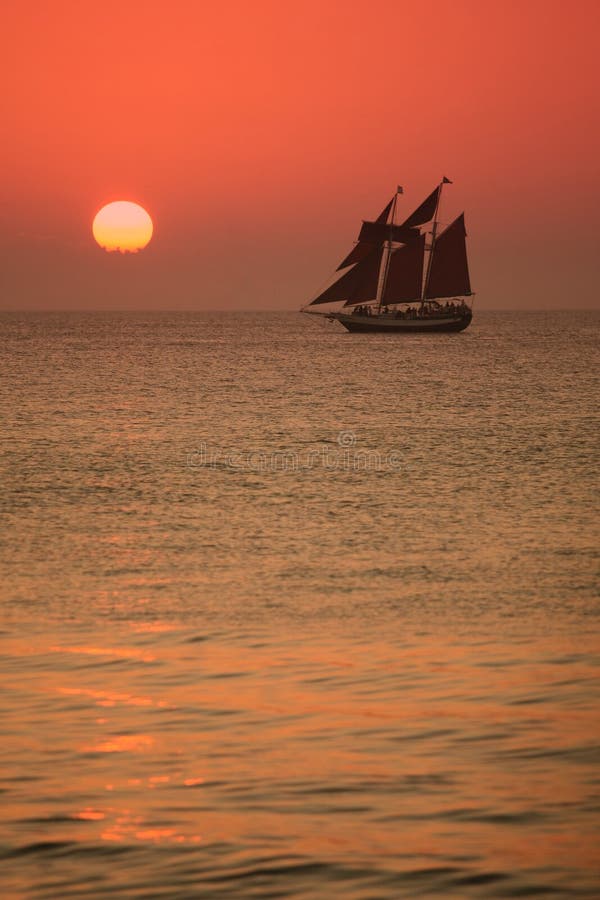 Por do sol de Key West imagem de stock. Imagem de calma - 18139313