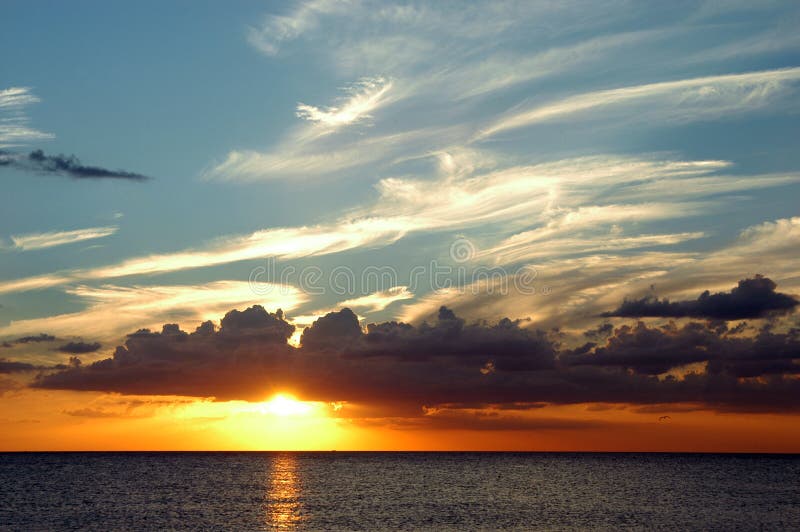 Por do sol em Florida imagem de stock. Imagem de tropical - 16489931