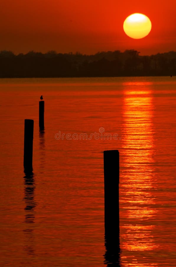 Por do sol indiano do rio imagem de stock. Imagem de exterior - 25119819