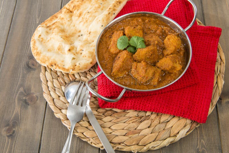 Porc Vindaloo de Goan photo stock. Image du sauce, coriandre - 28896302