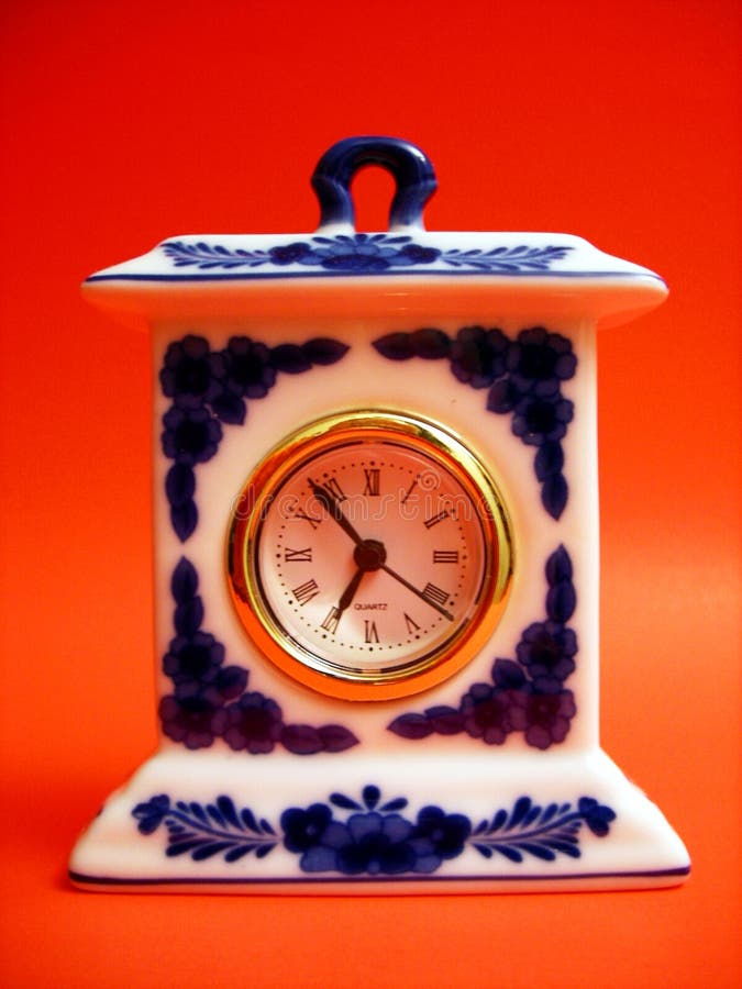 Porcelain Clock Picture. Image: 3362148