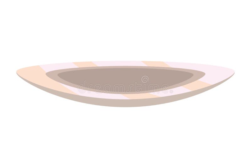 Porcelain dish cartoon stock vector. Illustration of clear - 142642371