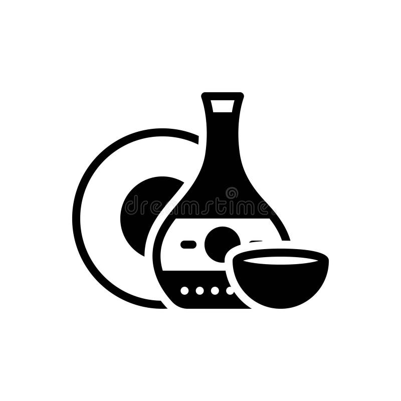 Black Solid Icon for Porcelain, Ceramic and Pottery Stock Vector ...