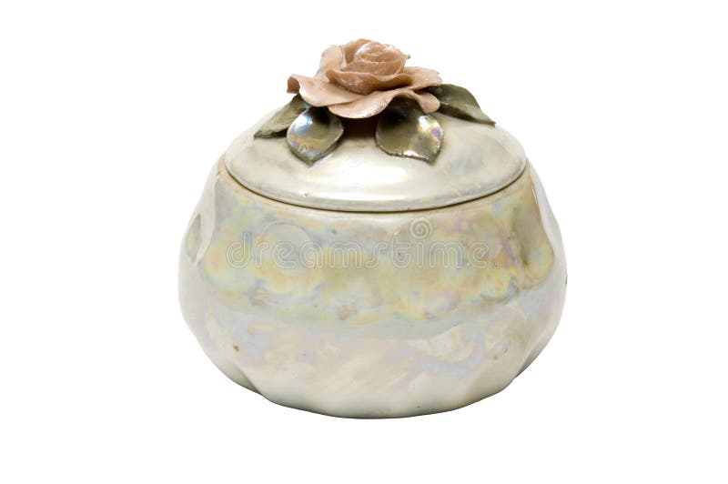 Porcelain powder-case stock photo. Image of beauty, petal - 11095378
