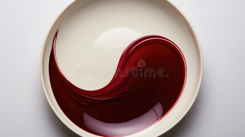 Porcelain red wine stain stock illustration. Illustration of generated ...