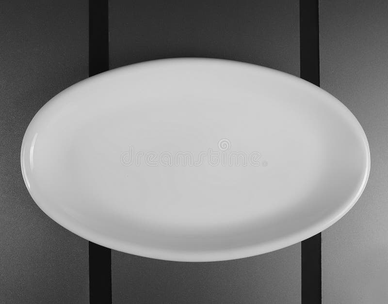 Porcelain Round Square Shallow Dish Stock Image - Image of lunch, food ...