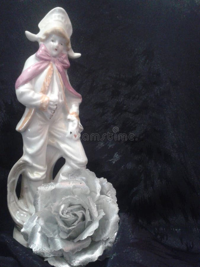 Porcelain Man. stock image. Image of theme, outfit, figure - 97227053