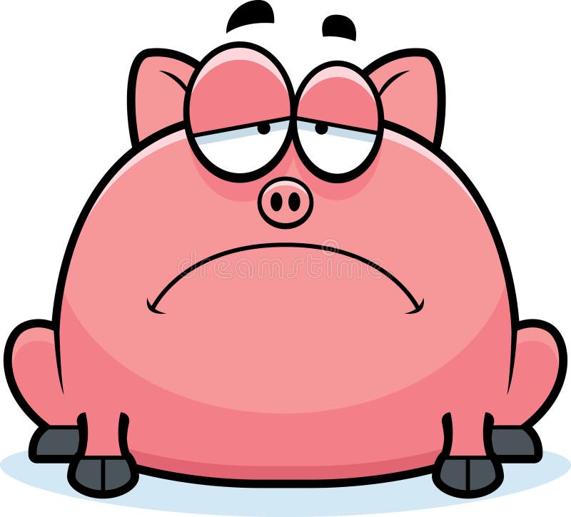 Porco Triste Ilustrações, Vetores E Clipart De Stock – (188 Stock ...
