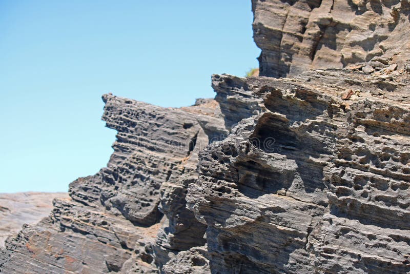 Rotslagen - Kleurrijke Vormingen Van Rotsen Die Meer Dan Honderden ...