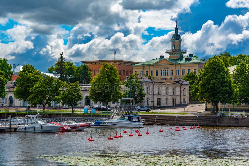 Pori, Finland, July 29, 2022: View of Pori Marina in Finland Editorial ...