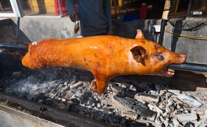 Pork barbecue stock photo. Image of grilled, cooking - 81074650