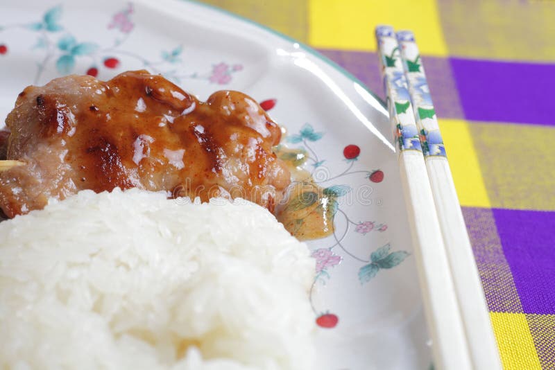 Pork barbeque stock image. Image of tasty, asia, sticky - 35780297