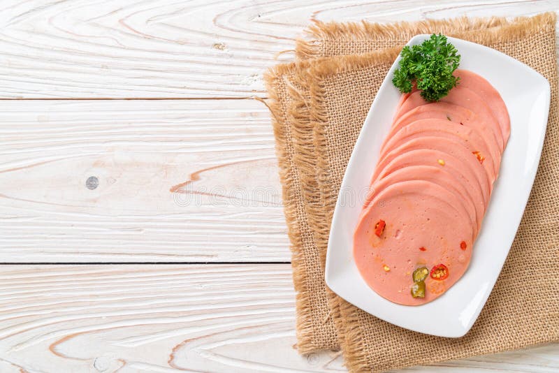 Pork bologna with chilli stock photo. Image of italian - 171127016