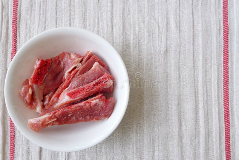 Pork Bones Cooking Ingredients Stock Photo - Image of ingredient, meat ...
