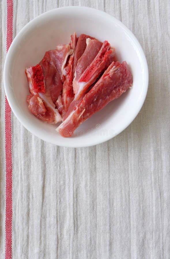 Pork Bones Cooking Ingredients Stock Photo - Image of bowl, food: 29315008