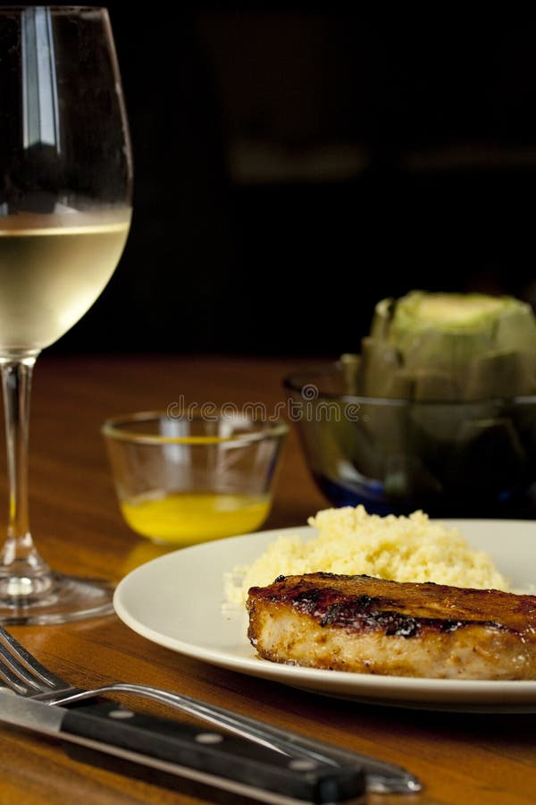 Pork Chop Dinner Picture. Image: 10217942